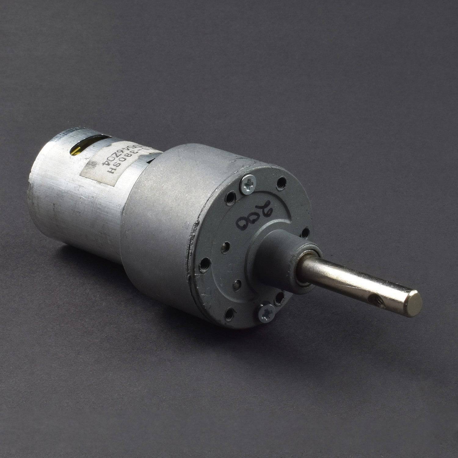 12V 200 RPM Geared Motor Johnson DC Gearbox Motor – REES52