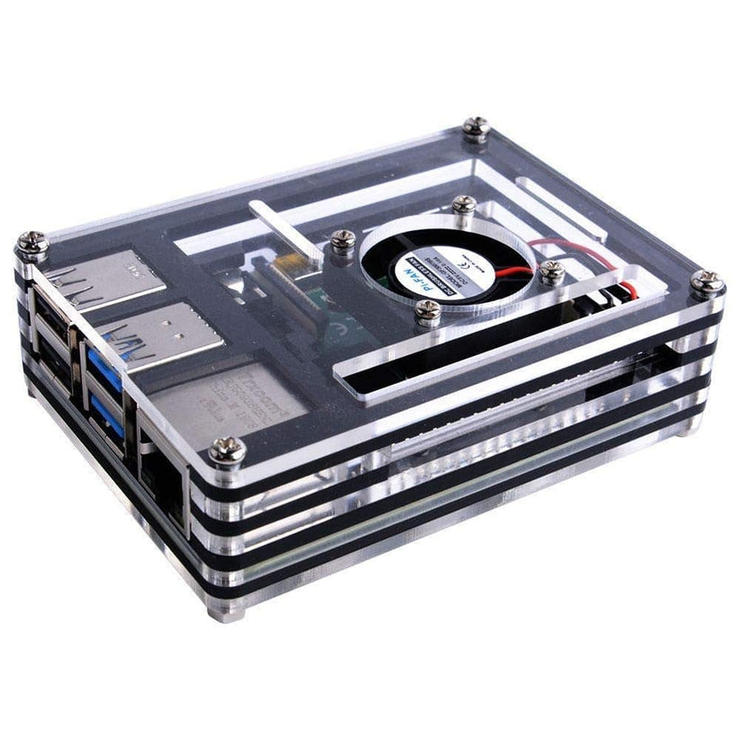 Raspberry Pi 4 Acrylic Case 9 Layer Enclosure – REES52