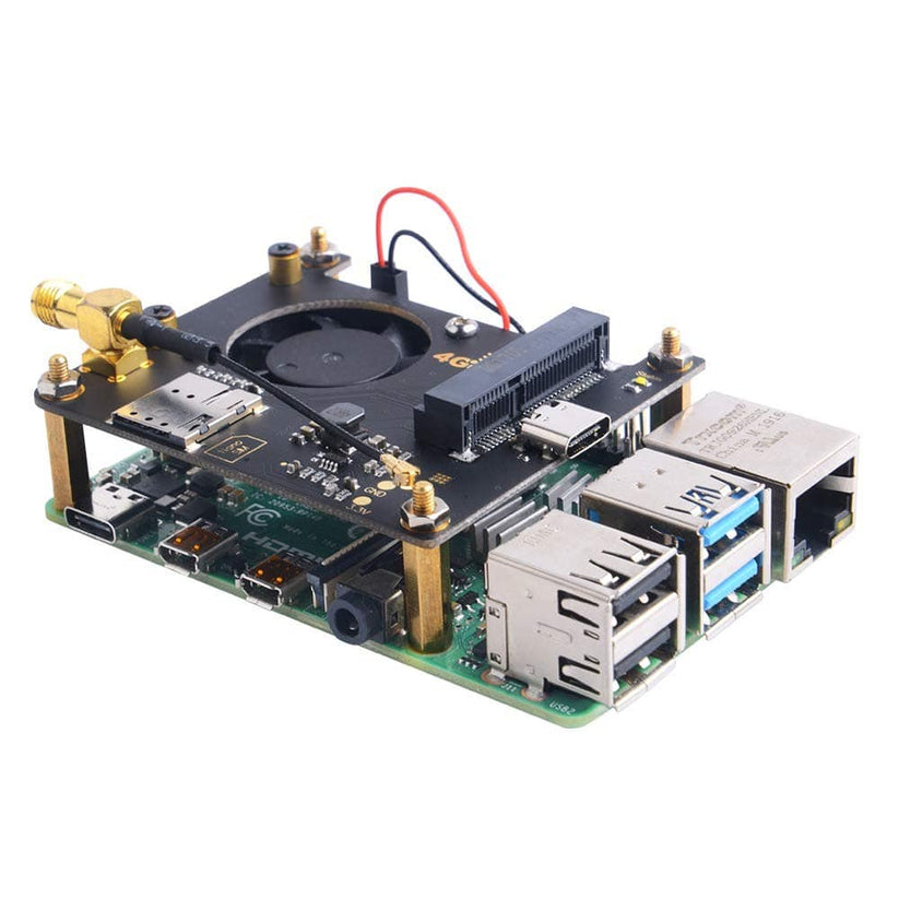 Raspberry Pi 4G / 3G Hat for Pi Zero/W/WH/2B/3B/3B – REES52