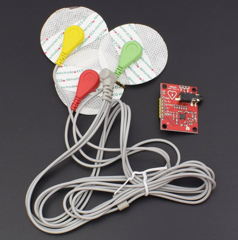 ECG module AD8232 heart ECG Monitoring Sensor Module – REES52