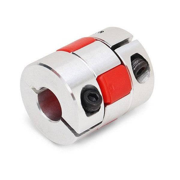 Aluminum OD:20mm L:25mm Flexible Spider Shaft Coupling – REES52