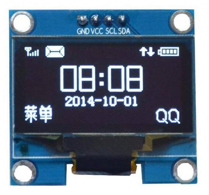 1.3" White 128x64 OLED LCD 4-Pin Display Module I2C – REES52