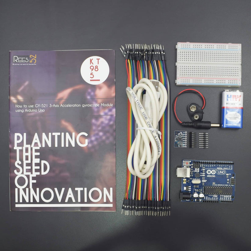 How to use GY-521 3-Axis Acceleration gyroscope Module – REES52