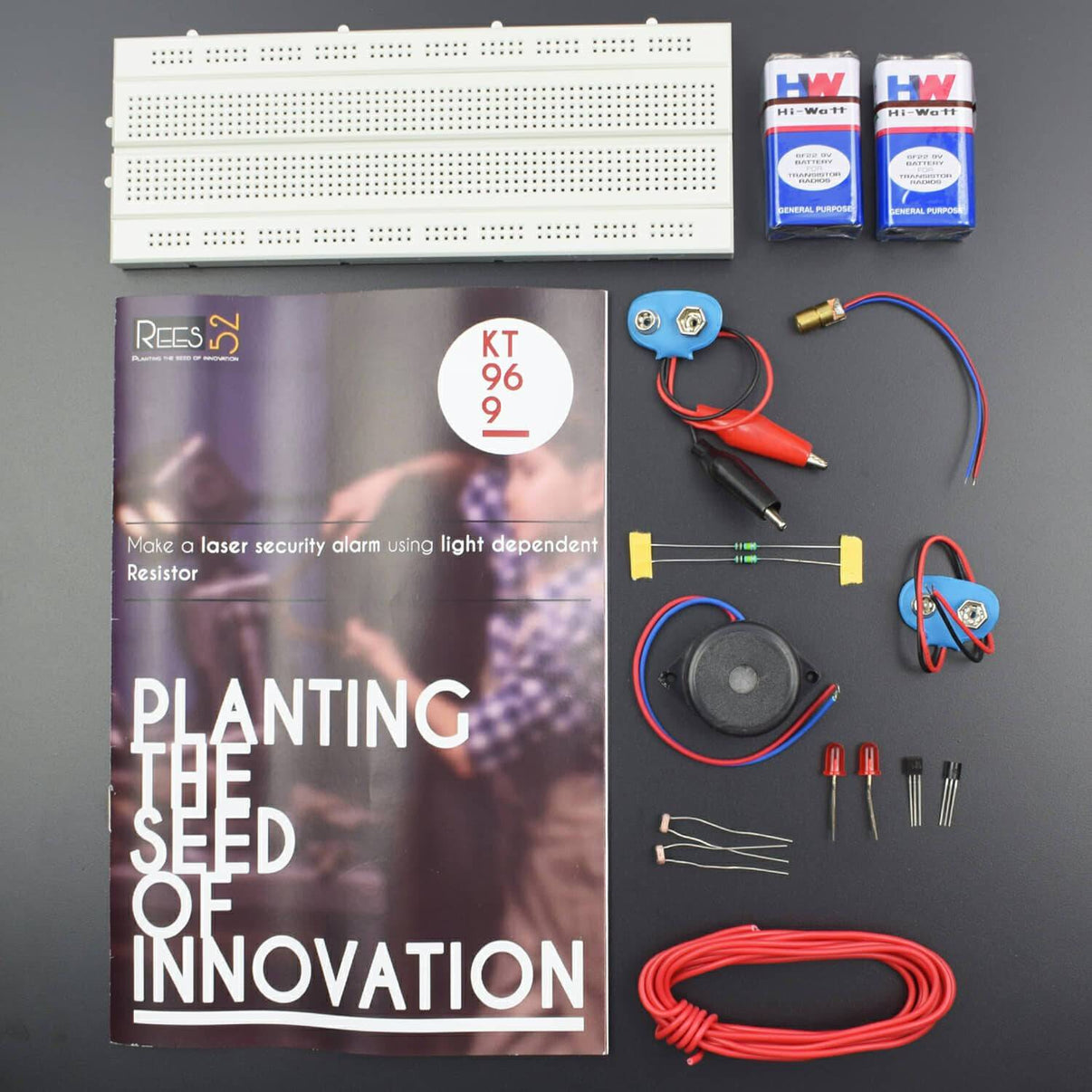 Make a laser security alarm using light dependent – REES52