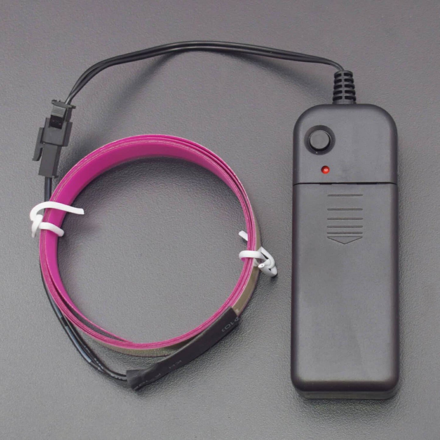 3.3ft Pink Electroluminescent Tape EL Wire Glowing LED Rope Flat Strip ...